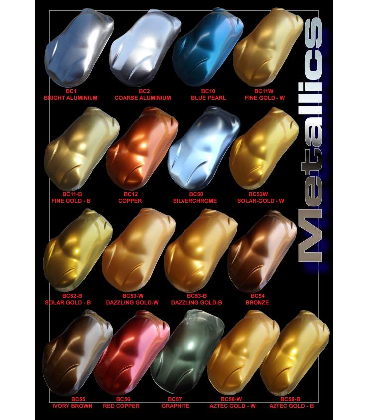 MOTORCYCLE PAINT KIT - METALLIC PAINTS