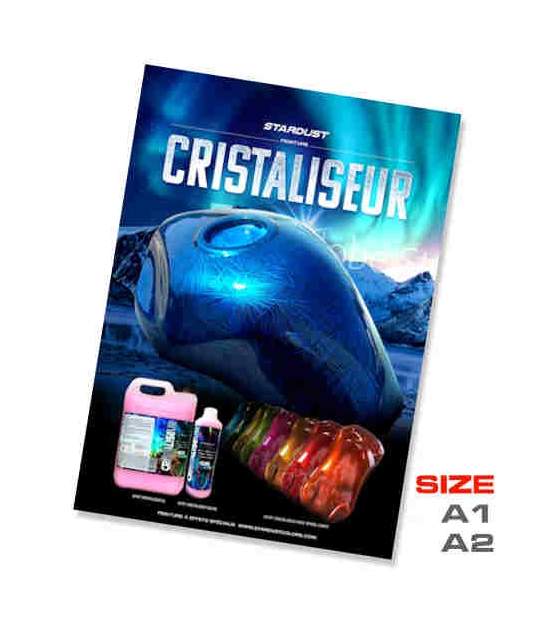 Marble and crystal effect paint