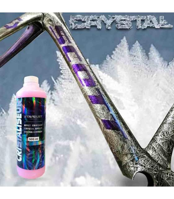 Marble and crystal effect paint