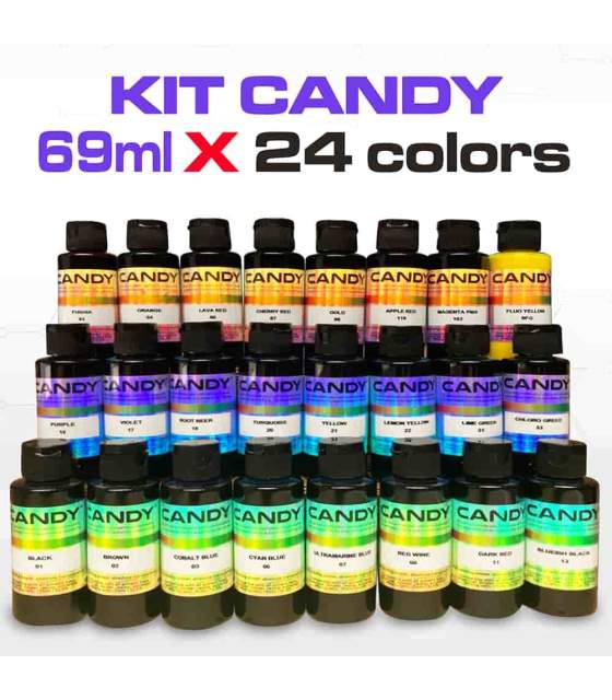 Candy paint for Motorcycle and car : bases, inks, varnish