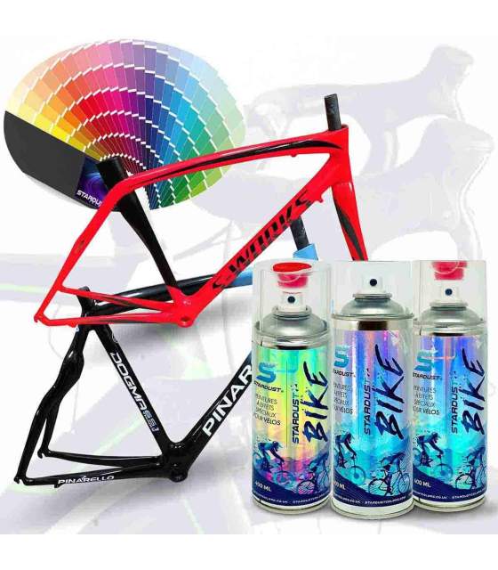 Opalescent effect bike spray paint - Stardust Spray Bike