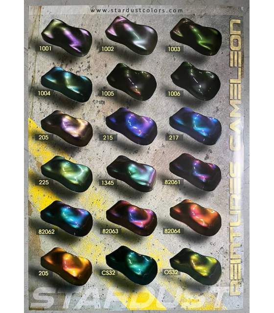 Chameleon paint for cars and motorcycles