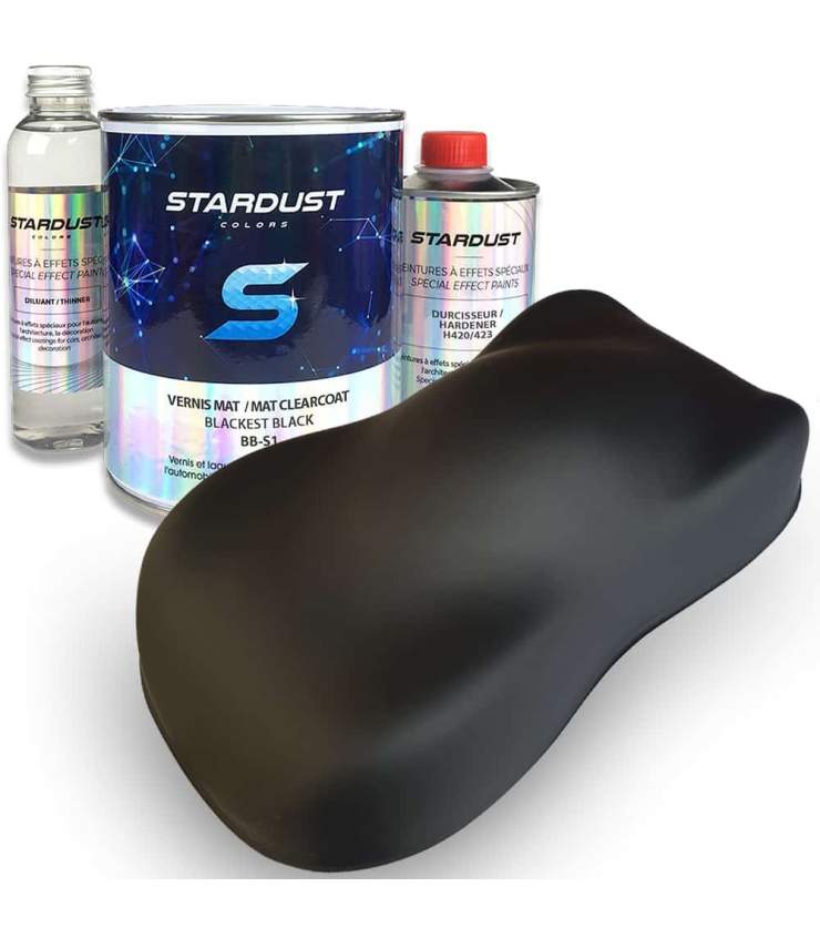 Pitch black paint - blackest matt black paint