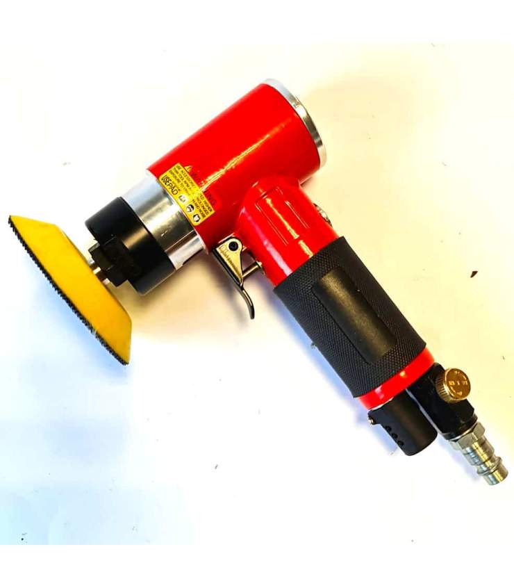 50mm Pneumatic Orbital Mini Sander with Mini Abrasive Discs