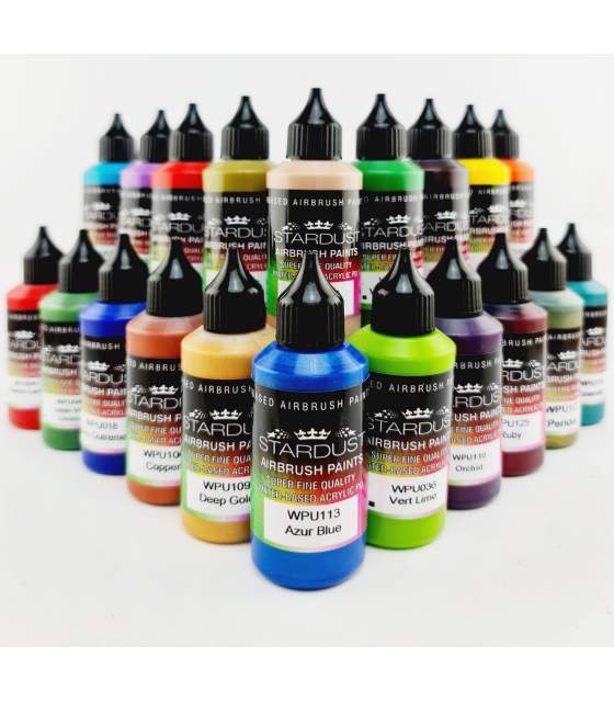 Airbrush paint - 6 professional ranges and 300 airbrush colours