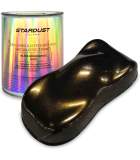 Black interference pearl paint