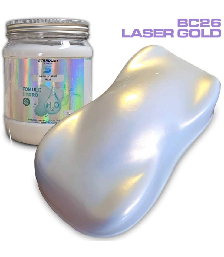 Acrylic metallic paint - water-based formula for bodywork
