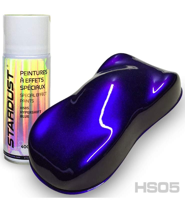 Black interference pearl paint