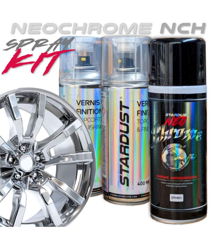NeoChrome paint in 400 ml Spray – anti-corrosion chrome effect