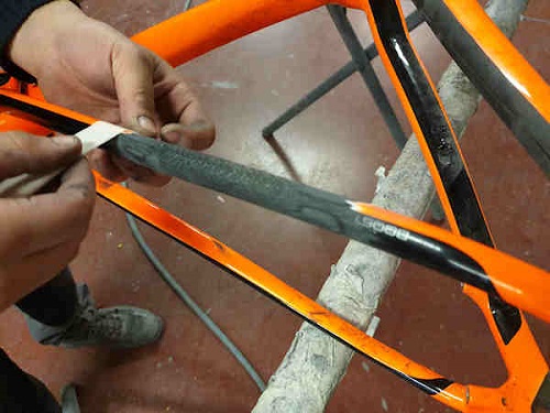 How to paint a bike